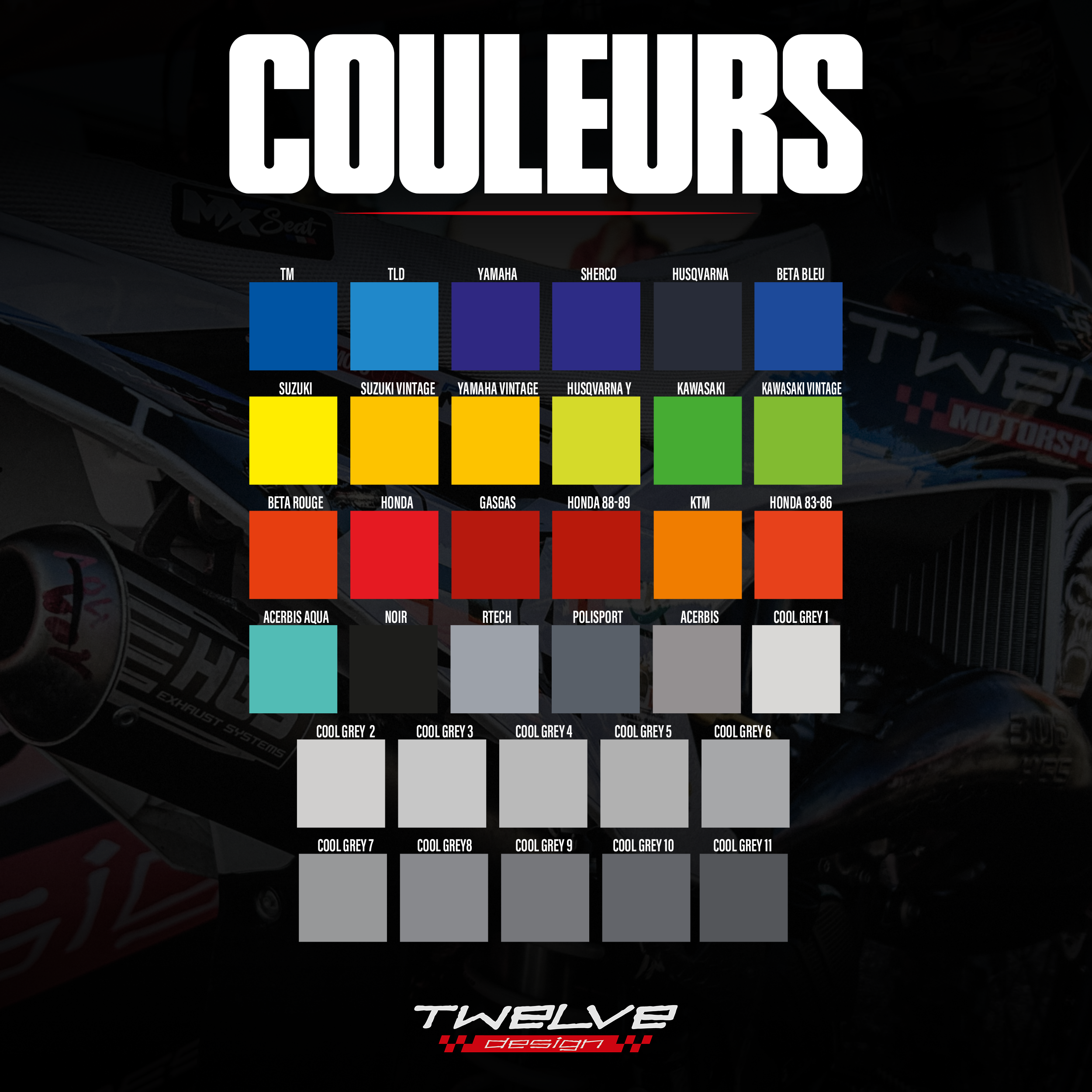 Kit Déco Casque 100% Personnalisé - Twelve Design